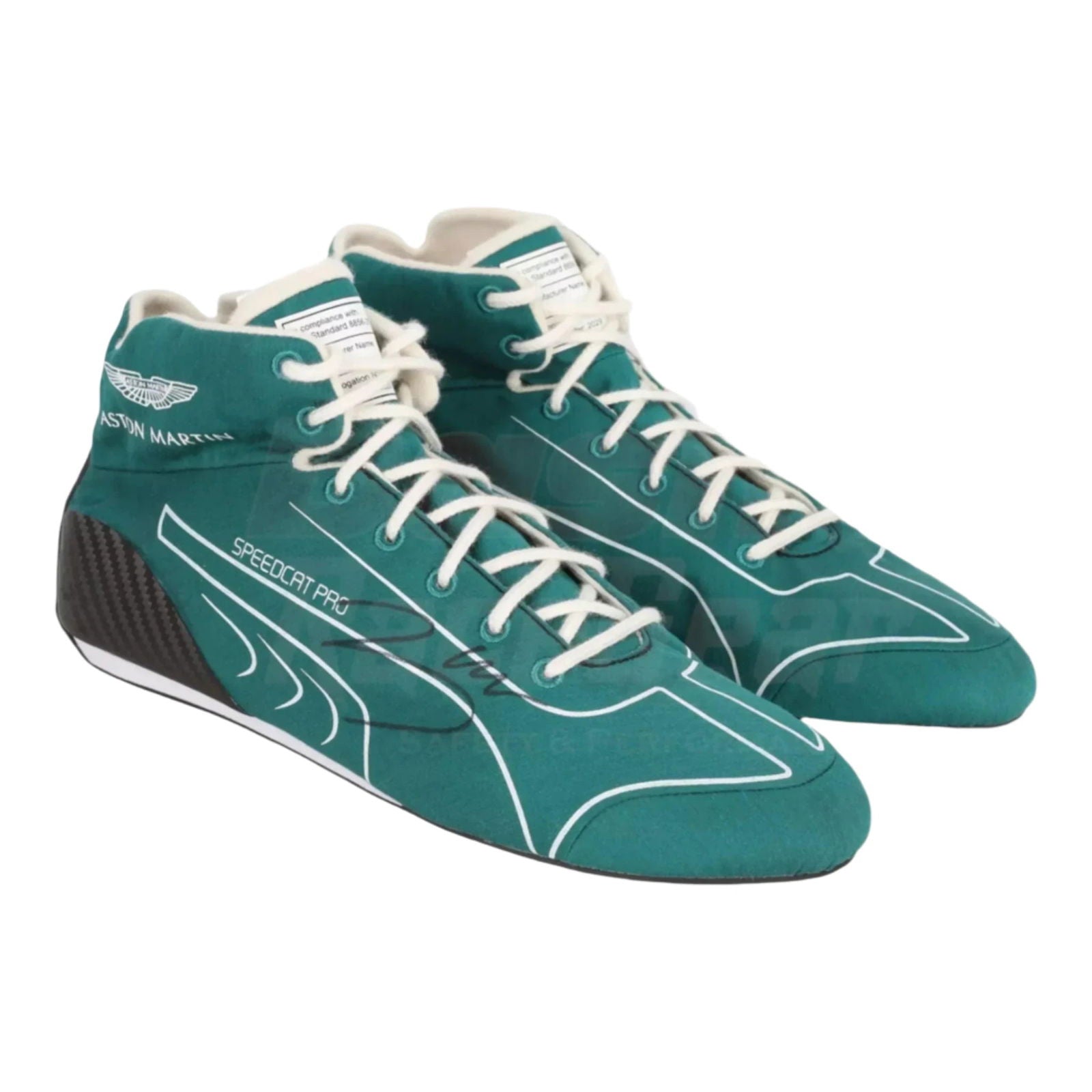 2022 Lance Stroll Aston Martin F1 Race Shoes - Dutch GP - – Speedx Crafts
