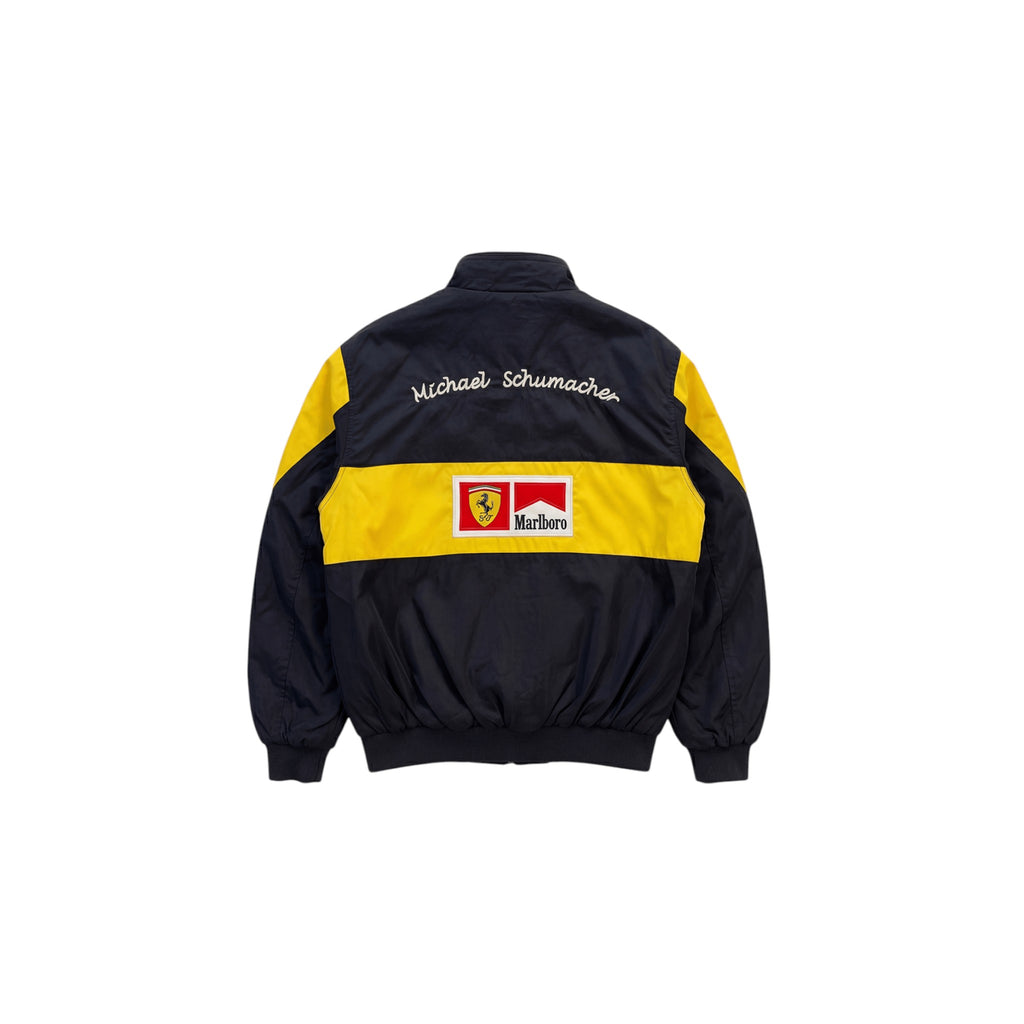 Ferrari F1 Vintage Racing Jacket - Yellow Edition – Speedx Crafts